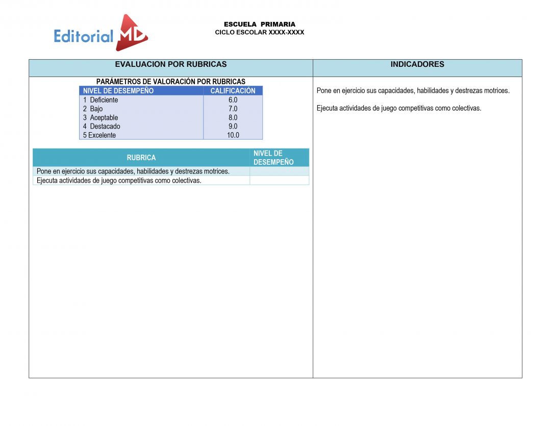 Planeación Anual de Aprende en Casa (Primaria)