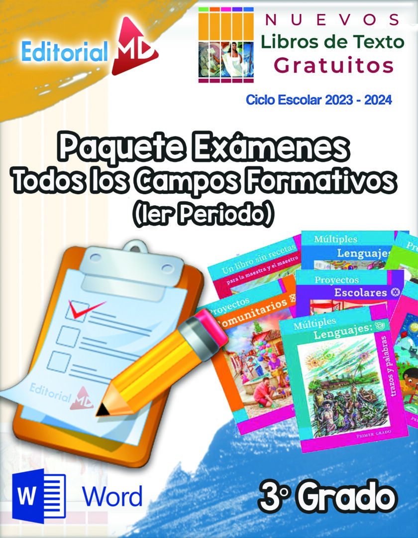 Examen primer trimestre tercer grado 2024 - 2025 NEM