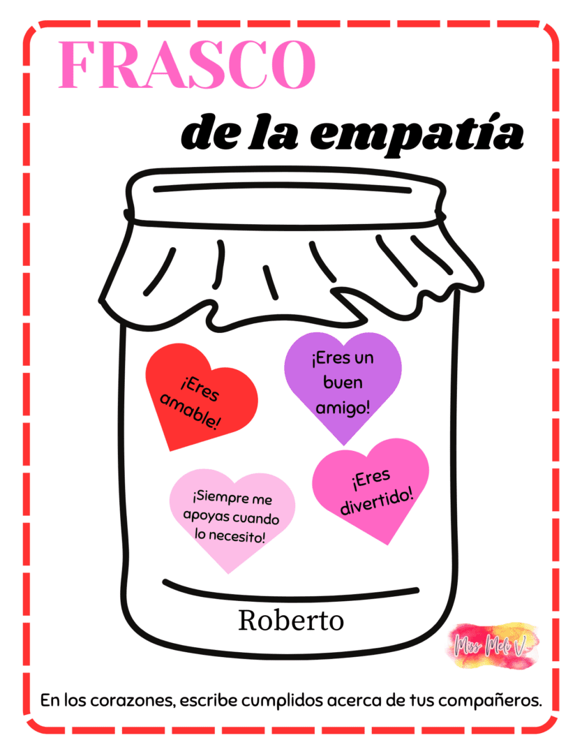 FRASCO DE LA EMPATÍA Para Niños