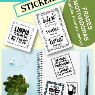 STICKERS Frases Motivacionales