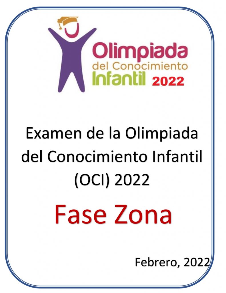 Exámenes de la Olimpiada del Conocimiento | 2022 CON RESPUESTAS