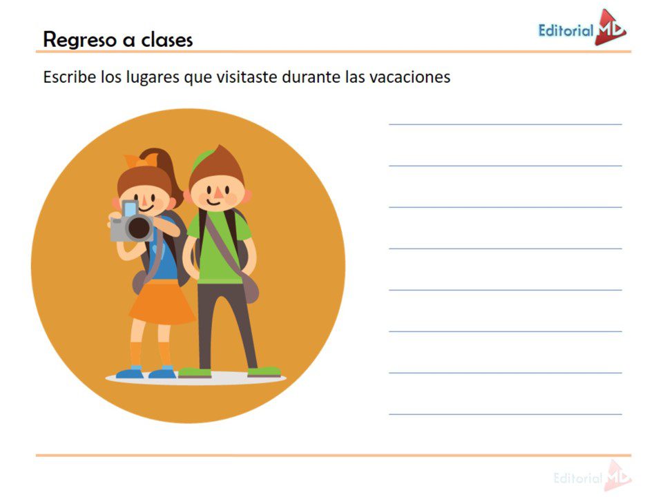 Regreso a Clases Material para imprimir de Preescolar