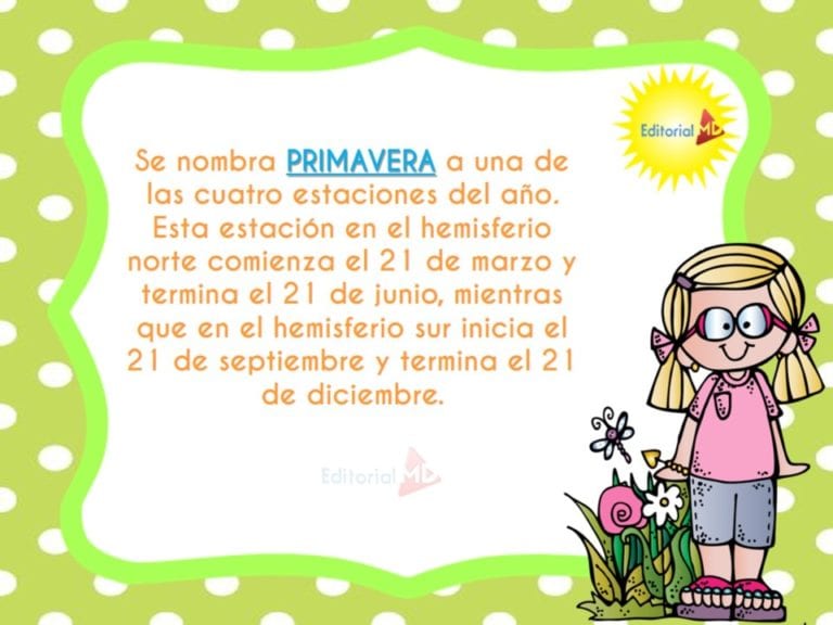 ¿Qué es la Primavera? Para Niños