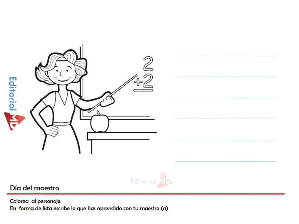 Actividades del Día del Maestro Para Imprimir (En PDF) 2020
