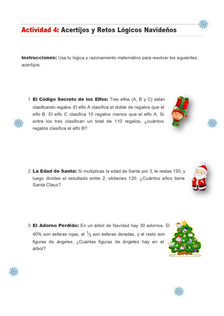 MATEMATICAS Y NAVIDAD