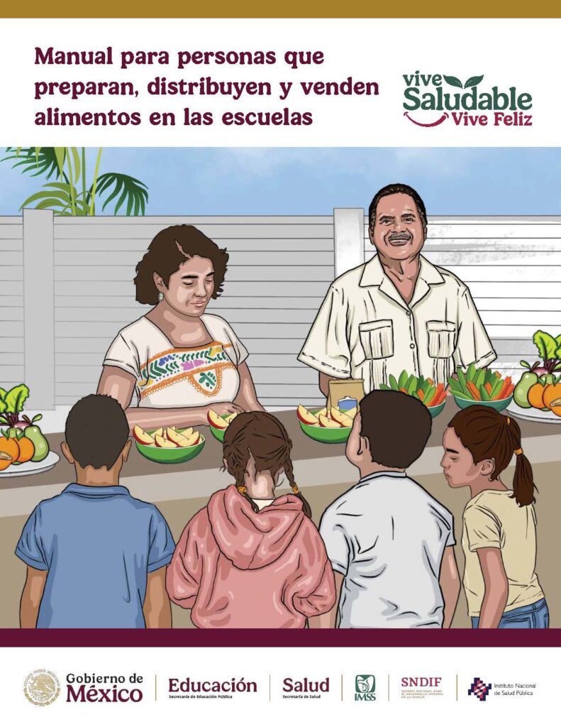 Manual para personas que preparan, distribuyen y venden alimentos en las escuelas !GRATIS ...
