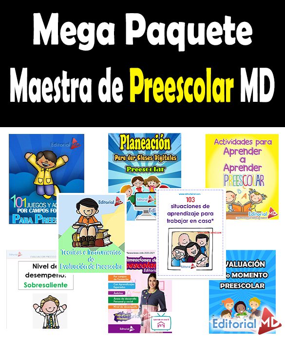Mega Paquete - Soy Maestra de Preescolar MD (Todo en Uno) 2021-2022