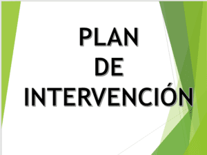 Plan de Intervencion Educativa Ejemplo 2023 - 2024