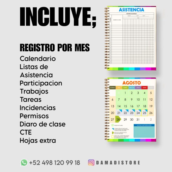 Agenda docente ciclo escolar 23-24