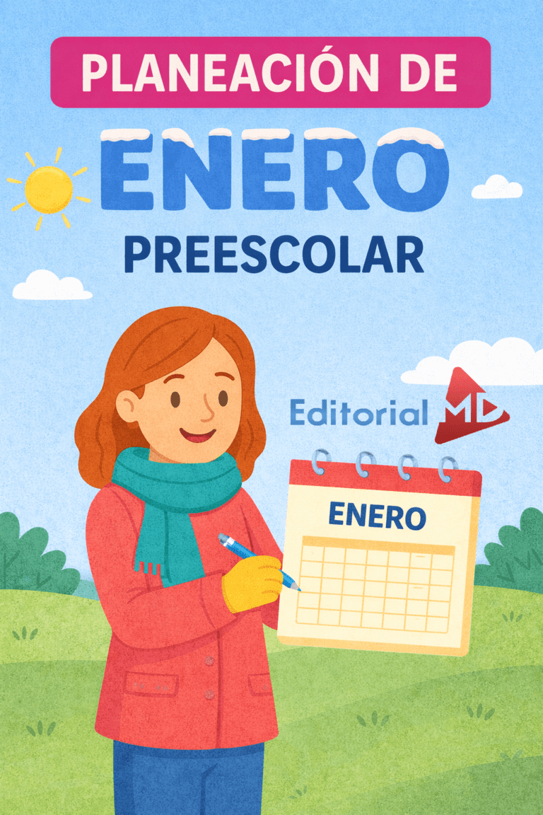 Planeación de Enero Preescolar NEM 2026 ¡Actualizadas!