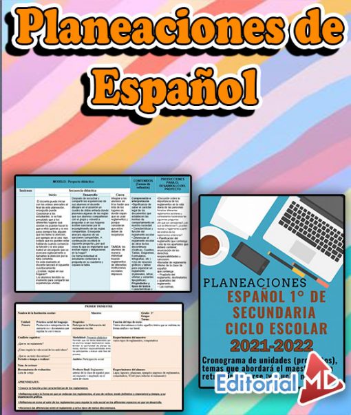 Planeaciones de Secundaria Trimestrales Ciclo 2021-2022