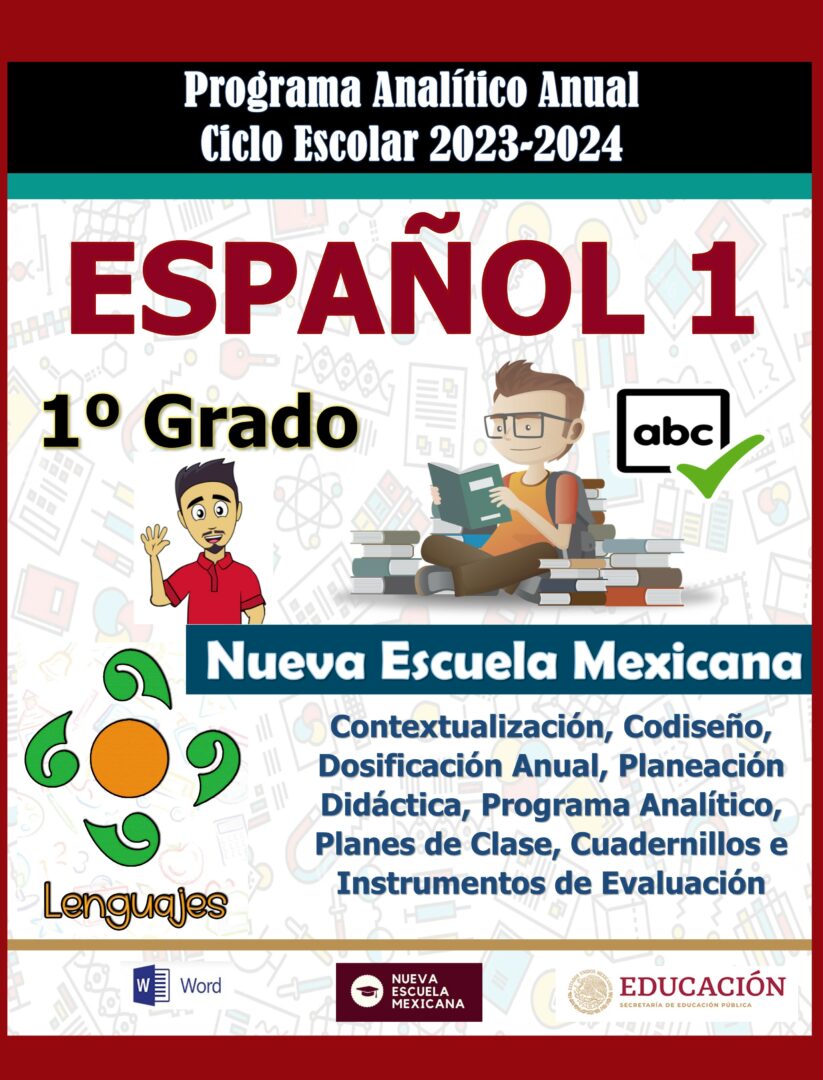 Programa Analítico Anual Telesecundaria Primer Grado 2024