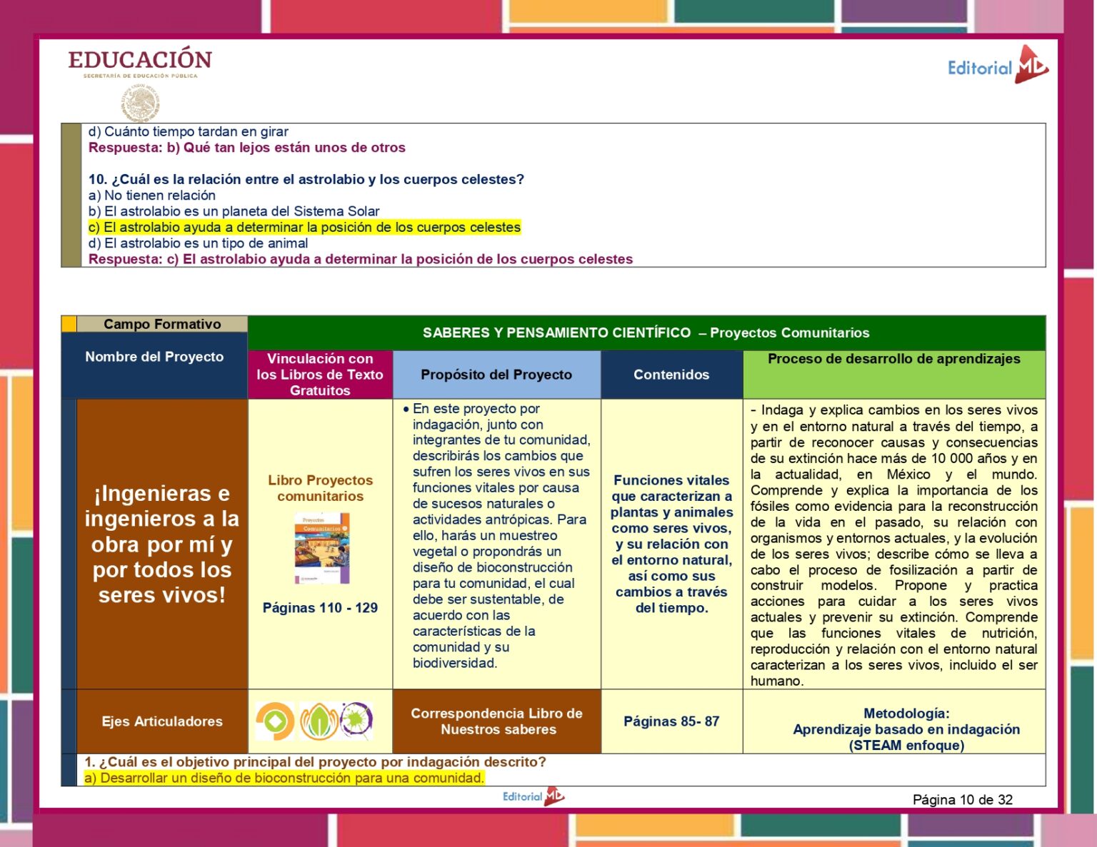 Examen de Sexto de Primaria | Evaluaciones por Asignatura PDF