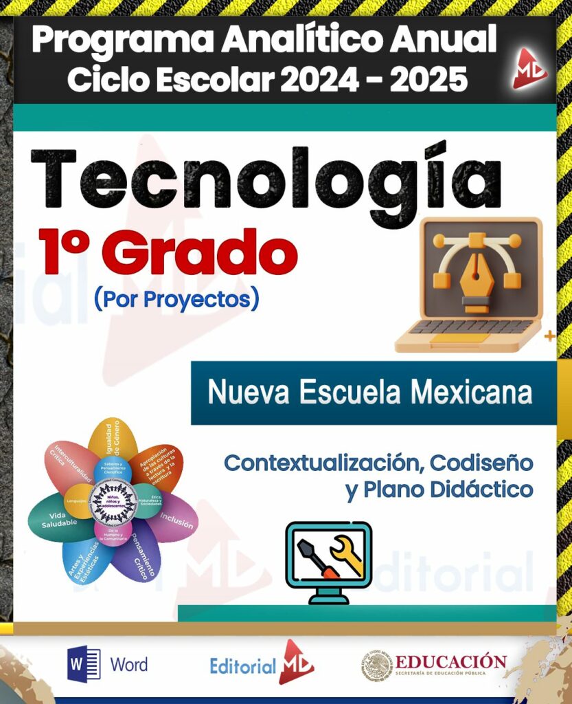 Programa Analítico Anual Tecnología 1° (Proyectos Ciclo Escolar 2025 - 2026) NEM