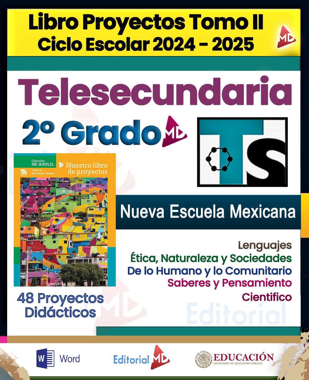 Planeaciones de Telesecundaria 2° Grado (Segundo Trimestre)