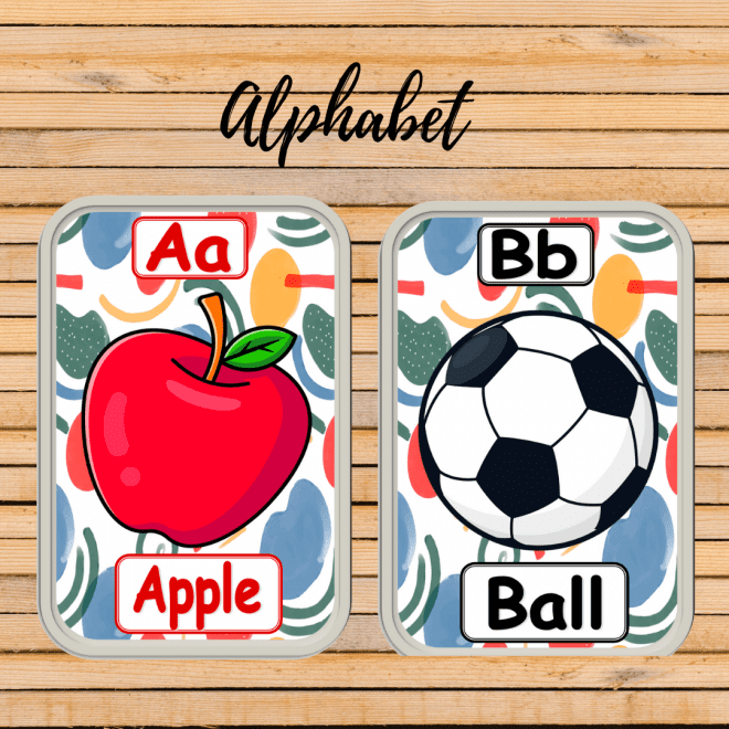 Tarjetas del alfabeto - alphabet flascards