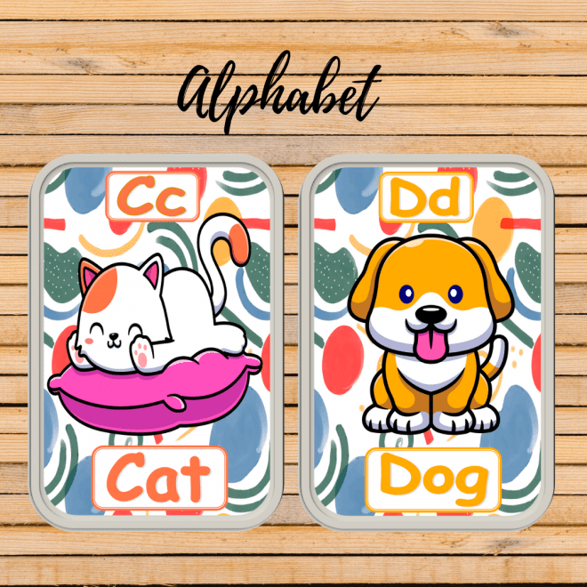 Tarjetas del alfabeto - alphabet flascards