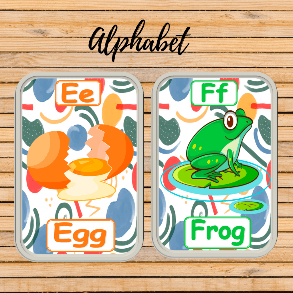 Tarjetas del alfabeto - alphabet flascards