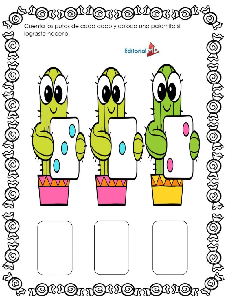 Recortables y Actividades de los números (1 al 10) En PDF Para Imprimir