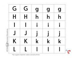 Recortables de Letras y Sílabas en PDF