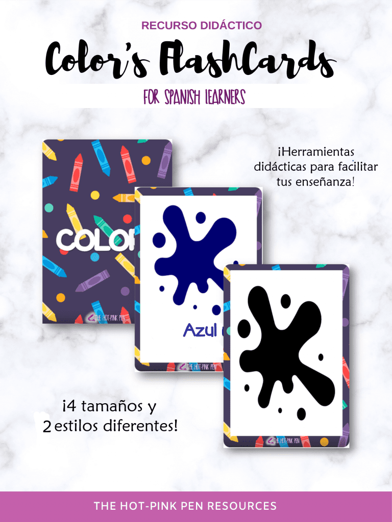 59 Flash Cards para Imprimir | Inglés y Frances
