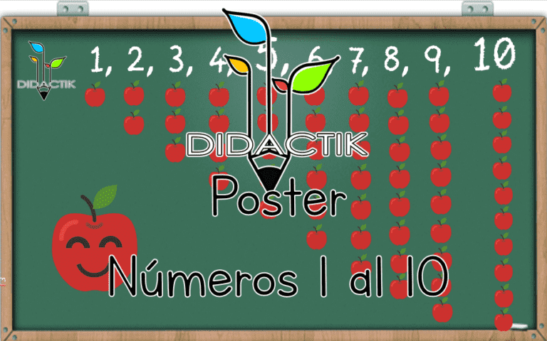 Posters Números 1 al 10 y 1 al 50