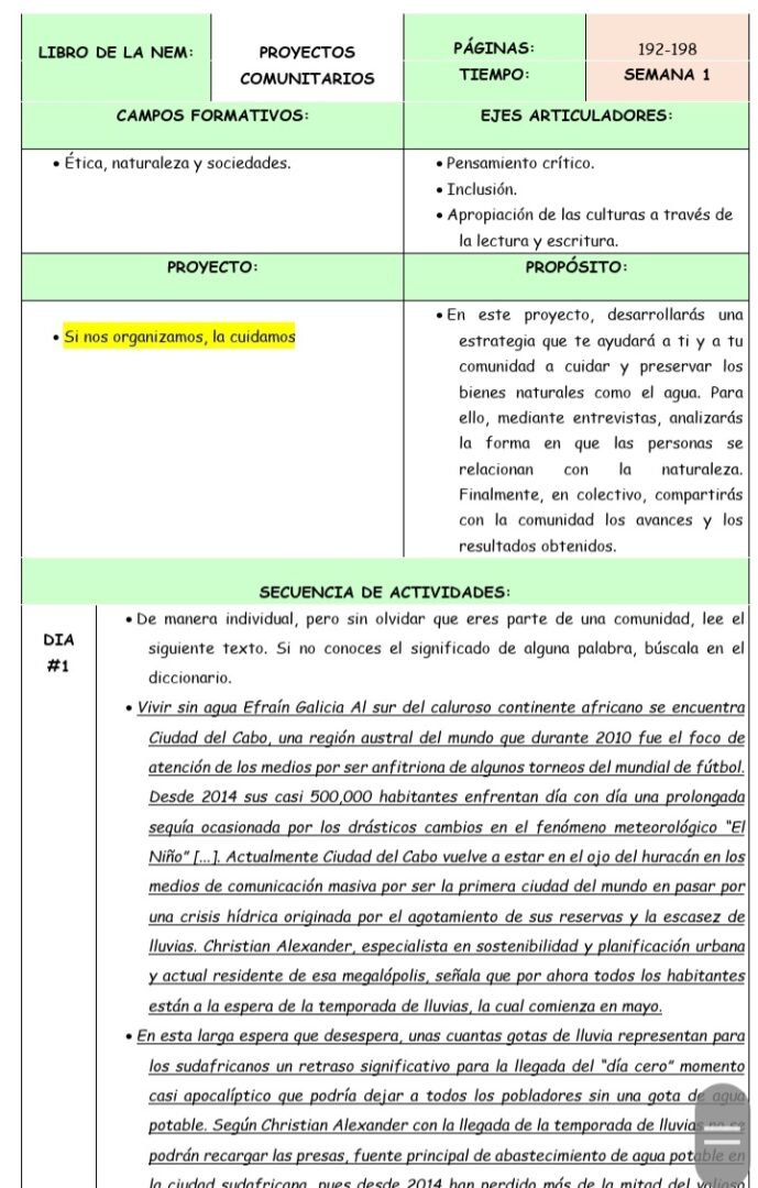 PLANEACIÓN DE LA NEM SEXTO GRADO (SEMANA 1- 4) 2023