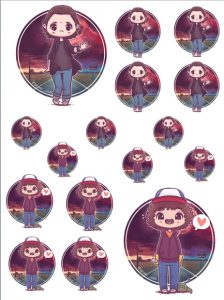Stickers Stranger Things 4197