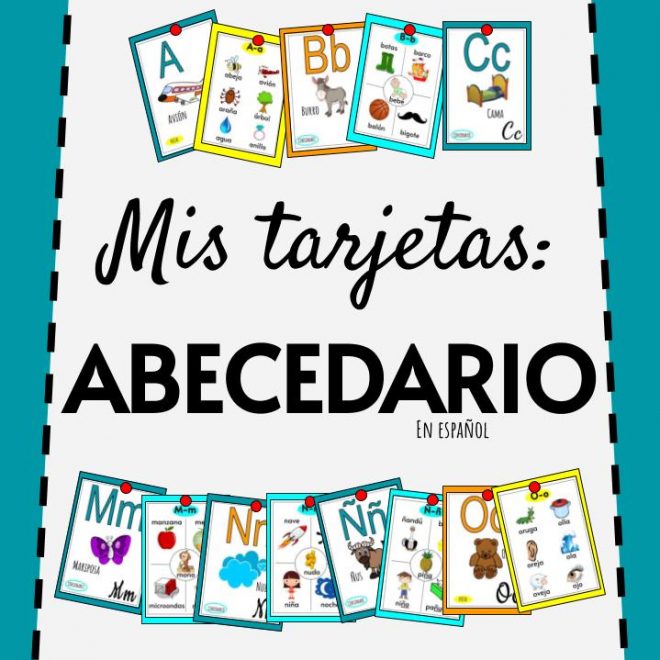 Mis tarjetas: ABECEDARIO (Fichas Imprimibles)
