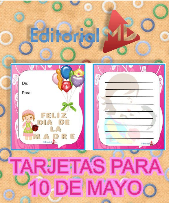 Tarjetas para el 10 de Mayo Listas para Imprimir