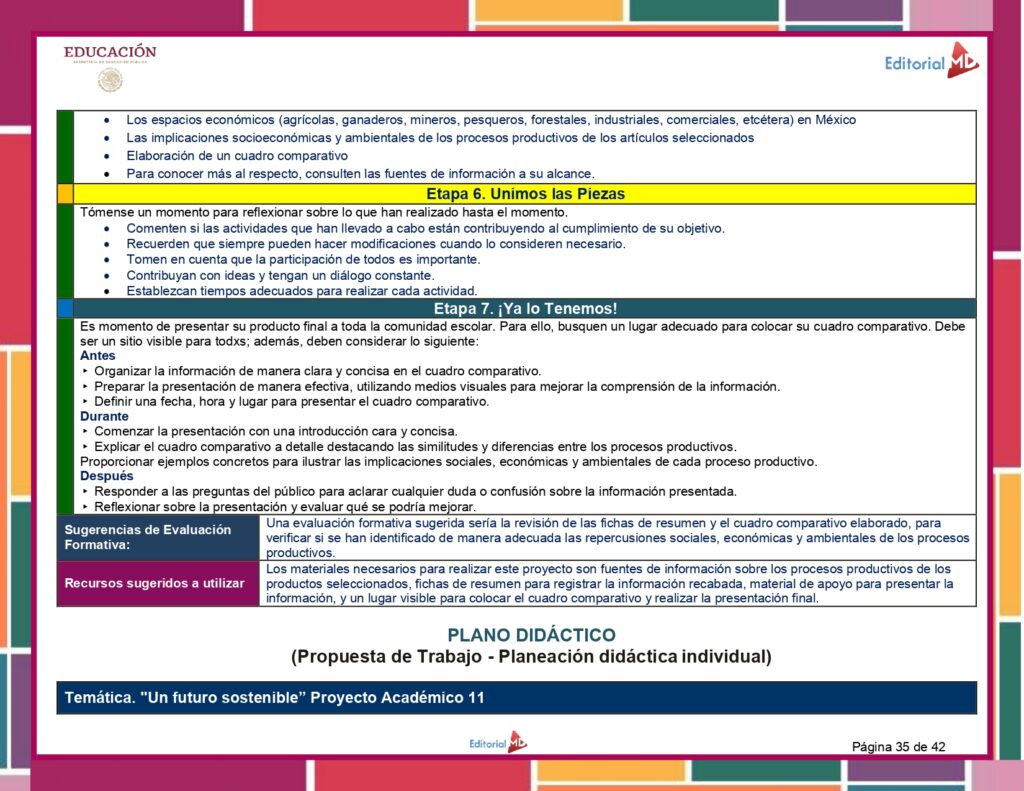 Planeaciones de Telesecundaria Primer Grado (Por Proyectos)