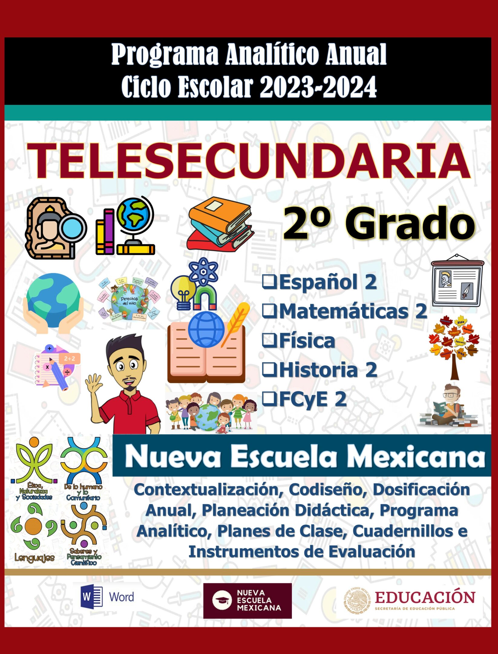 Programa Analítico TELESECUNDARIA SEGUNDO GRADO