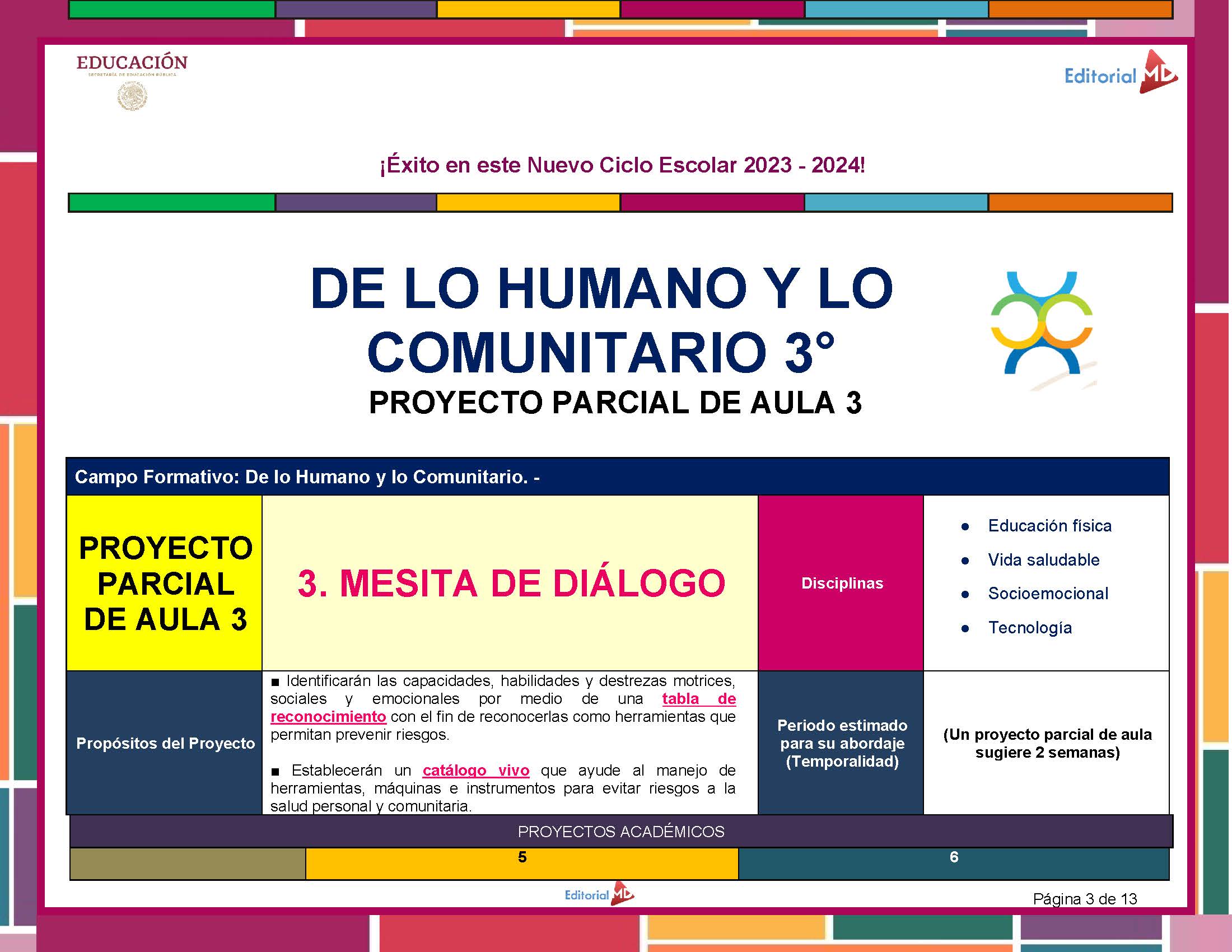 Planeaciones de Telesecundaria 3° Grado (Segundo Trimestre)