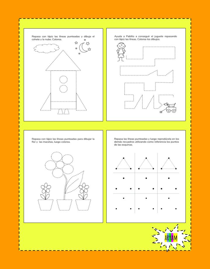 Trazos Divertidos para Niños de Preescolar