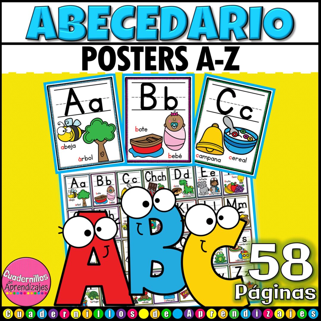 Abecedario Posters y Mantelito Español (Completo)