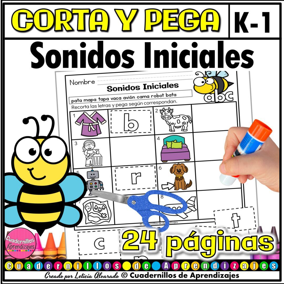 Sonidos Iniciales Recorta y Pega