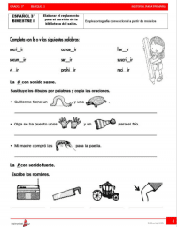 Cuadernillo de Actividades para Tercer Grado | PDF Imprimible