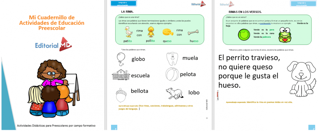 Cuadernillo de Reforzamiento Para Preescolar (Para Imprimir PDF)