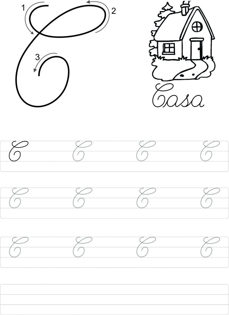 CALIGRAFÍA BONITA: LETRA CURSIVA