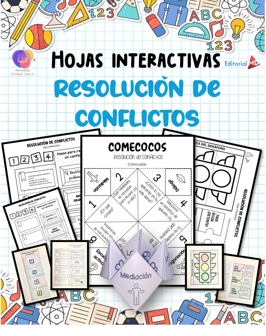 Hojas interactivas: Resolución de conflictos