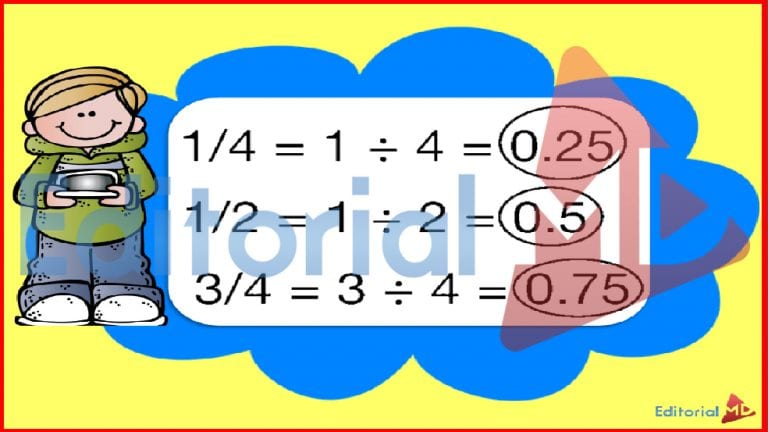 Conversion de Fracciones Para Niños de Primaria