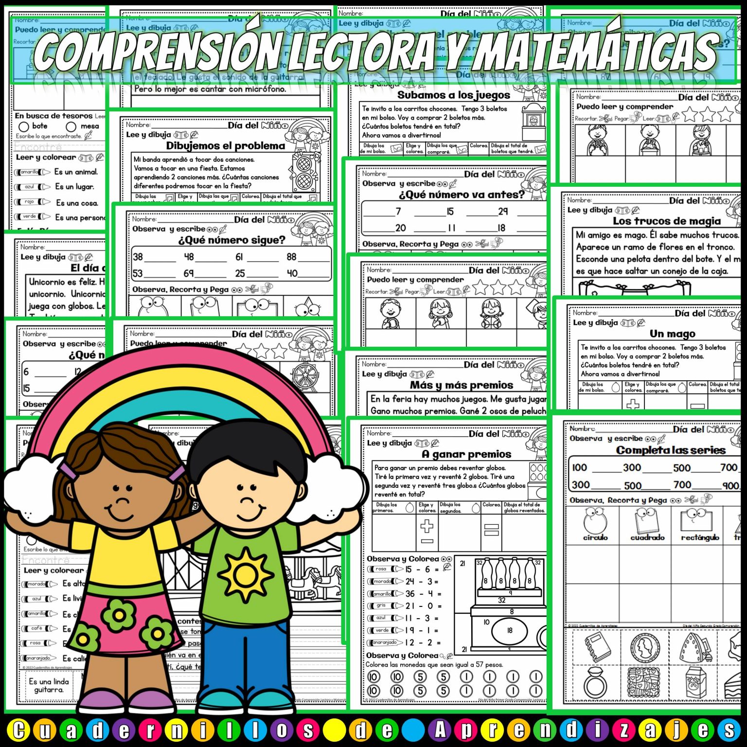 Cuadernillo Día del Niño Comprensión Lectora y Matemáticas (2° Grado)
