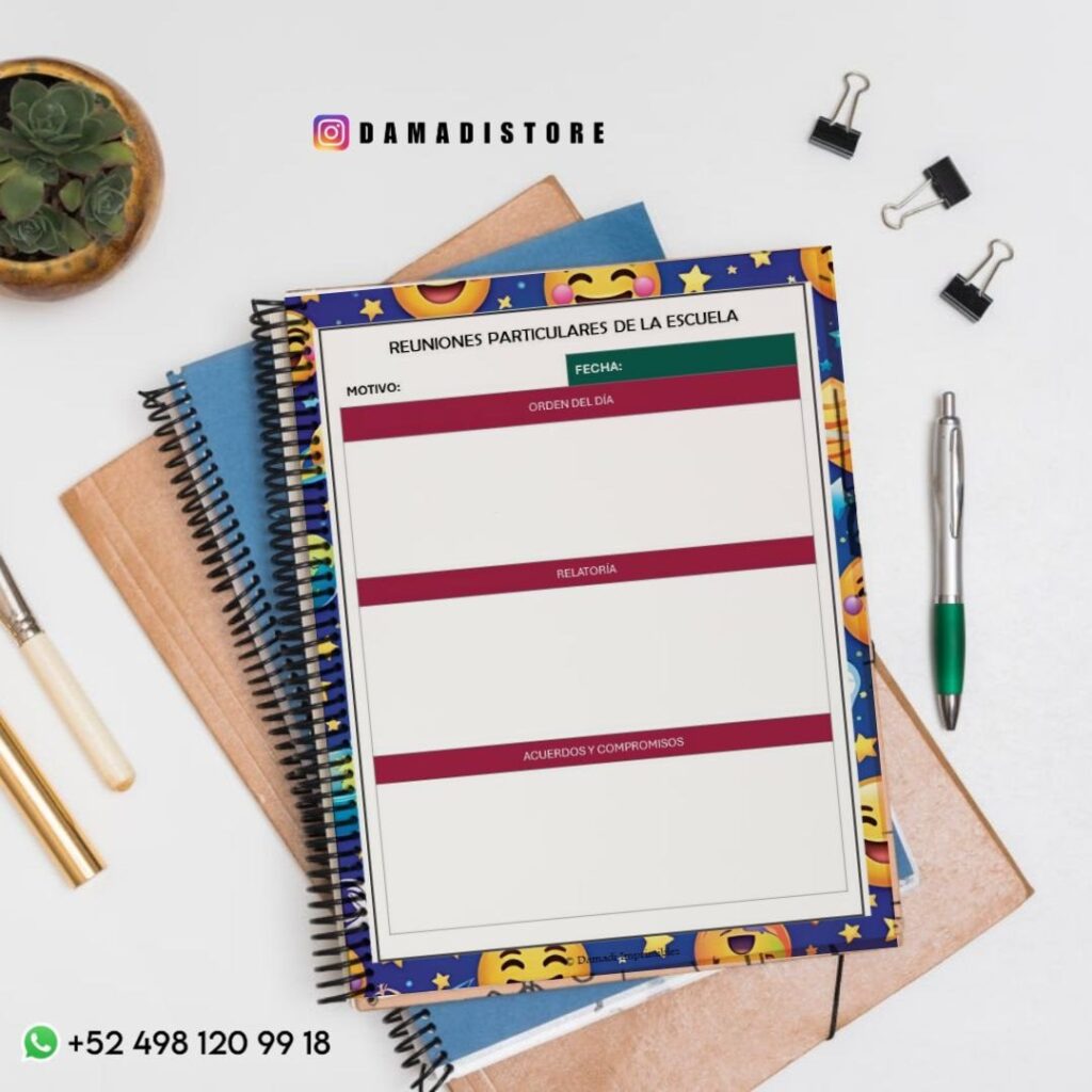 Agenda docente director técnico 2025-2026 emoji