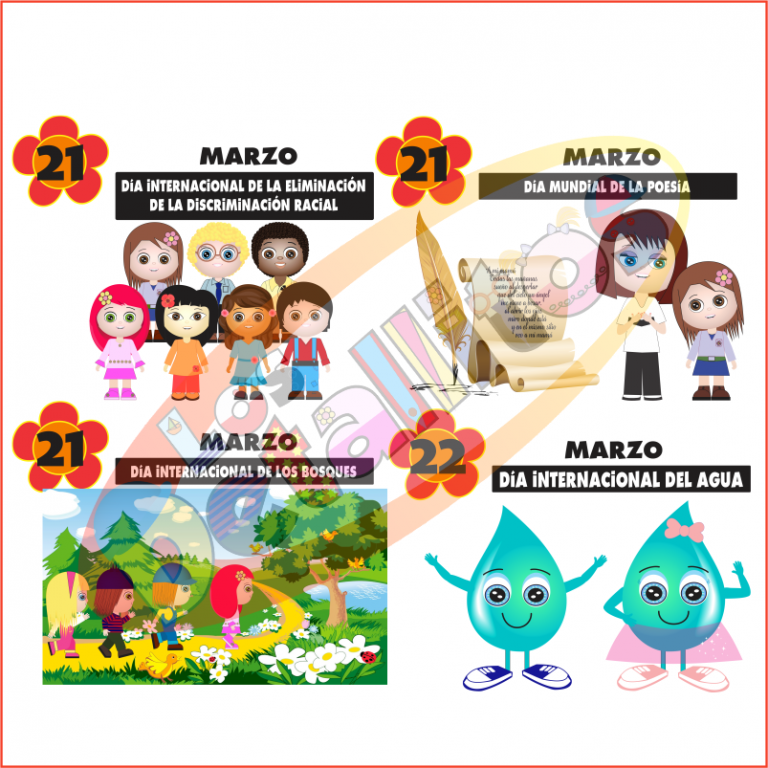 Efemérides Marzo Fondo Transparente