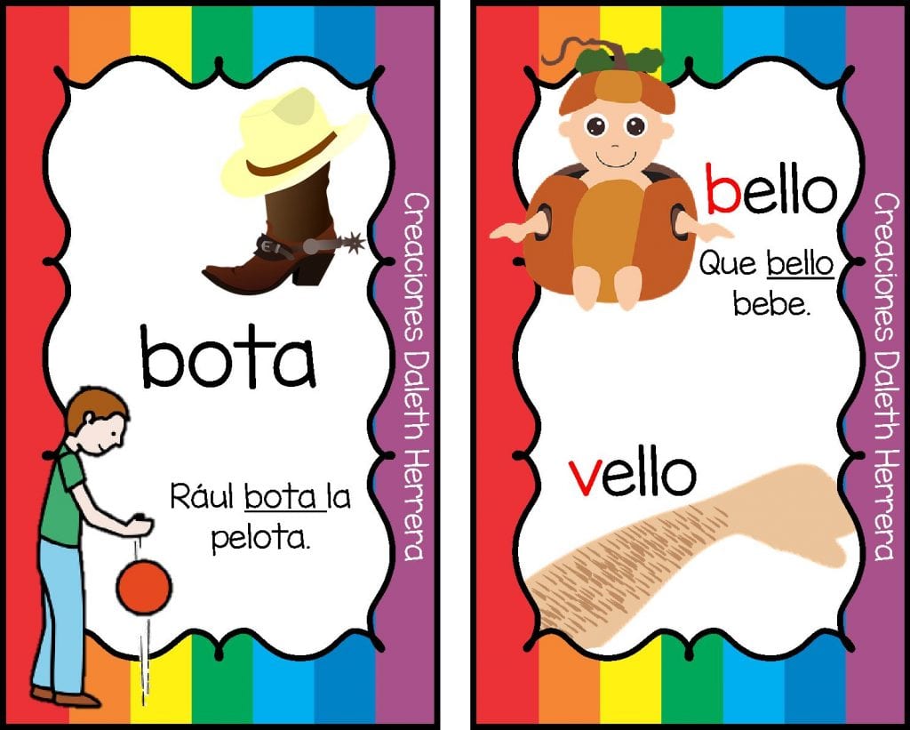 Palabras Homofonas y Homografas ilustrados LISTA PARA DECARGAR