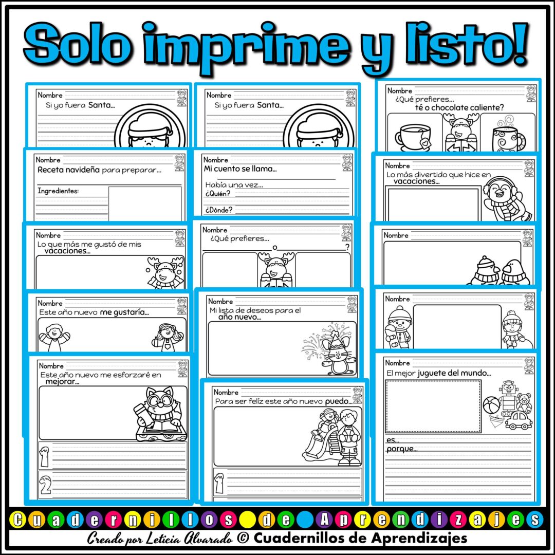 Escritura Creativa Temas Invierno Segundo Grado Primaria