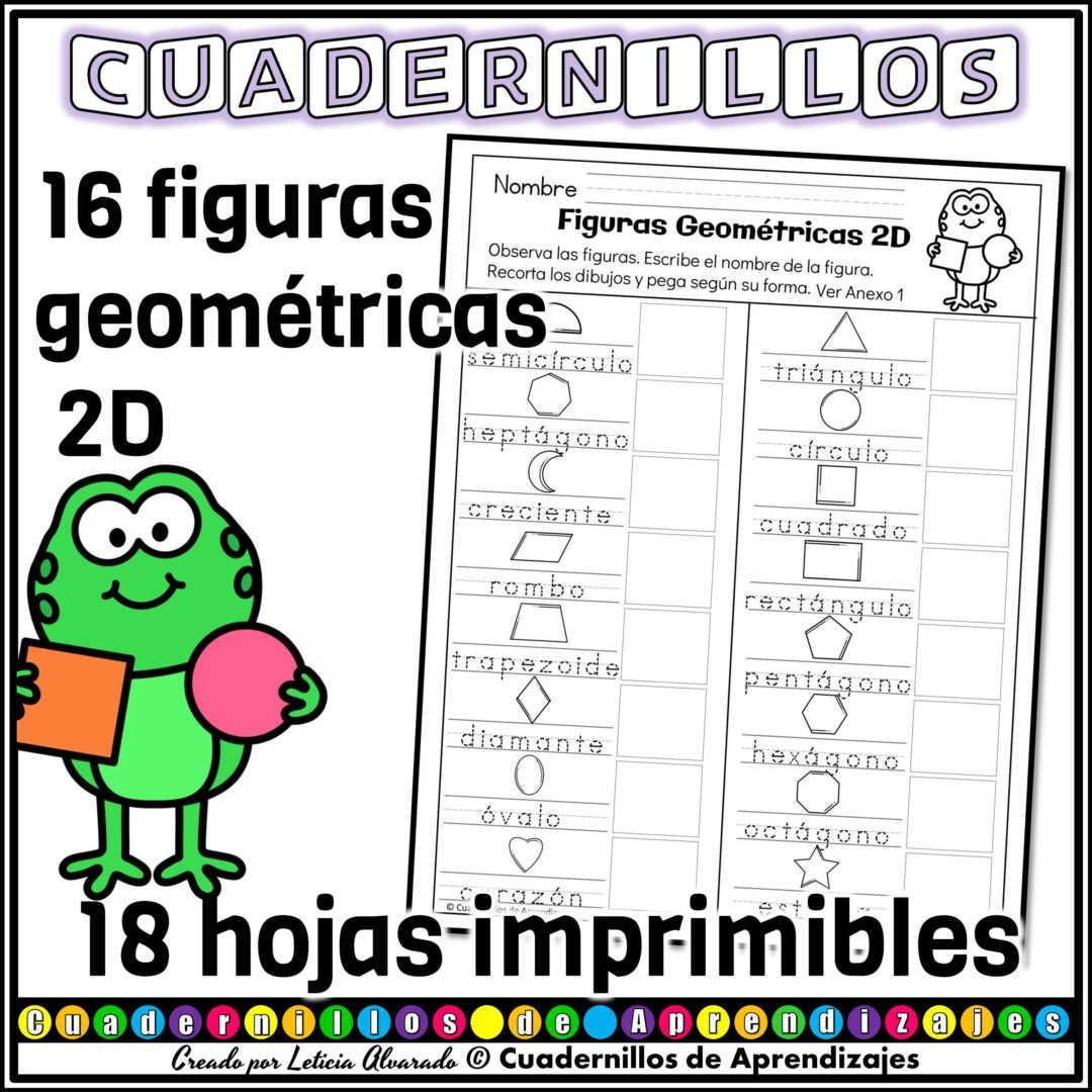 Figuras Geométricas 2D Recorta y Pega