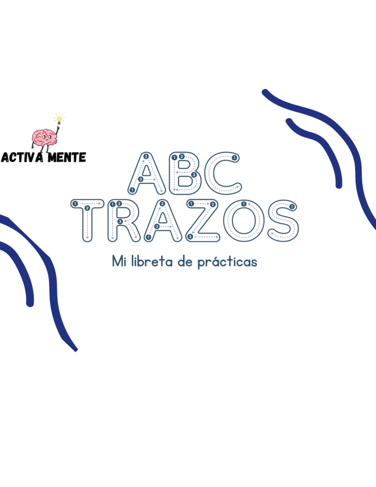 Libro de trazos, alfabeto con nombres y sonidos