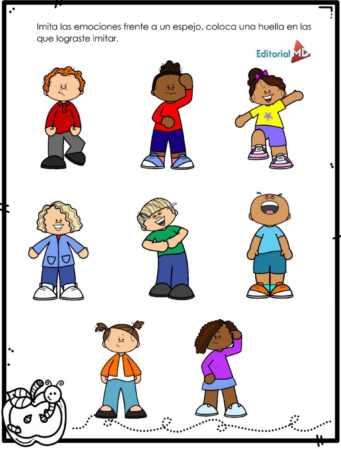 Material de Apoyo para Trabajar las Emociones en los niños