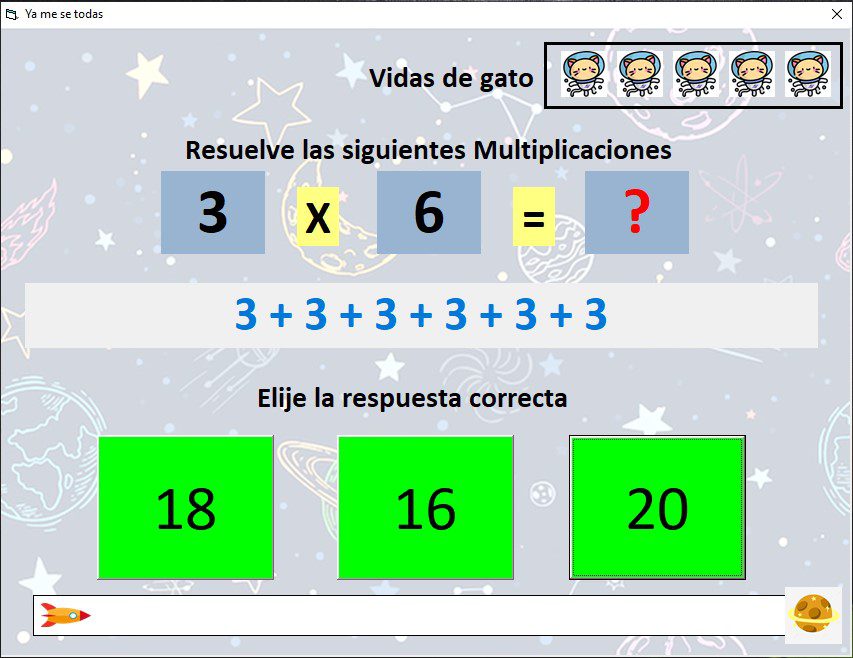 Multiplica Jugando - Software Interactivo